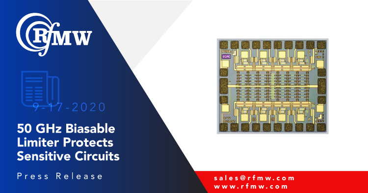 RFMW Blog for RF & Microwave Products 50 GHz Biasable Limiter Protects ...