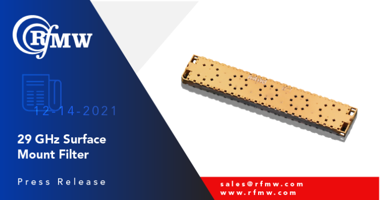 RFMW Blog for RF & Microwave Products 29 GHz Surface Mount Filter ...