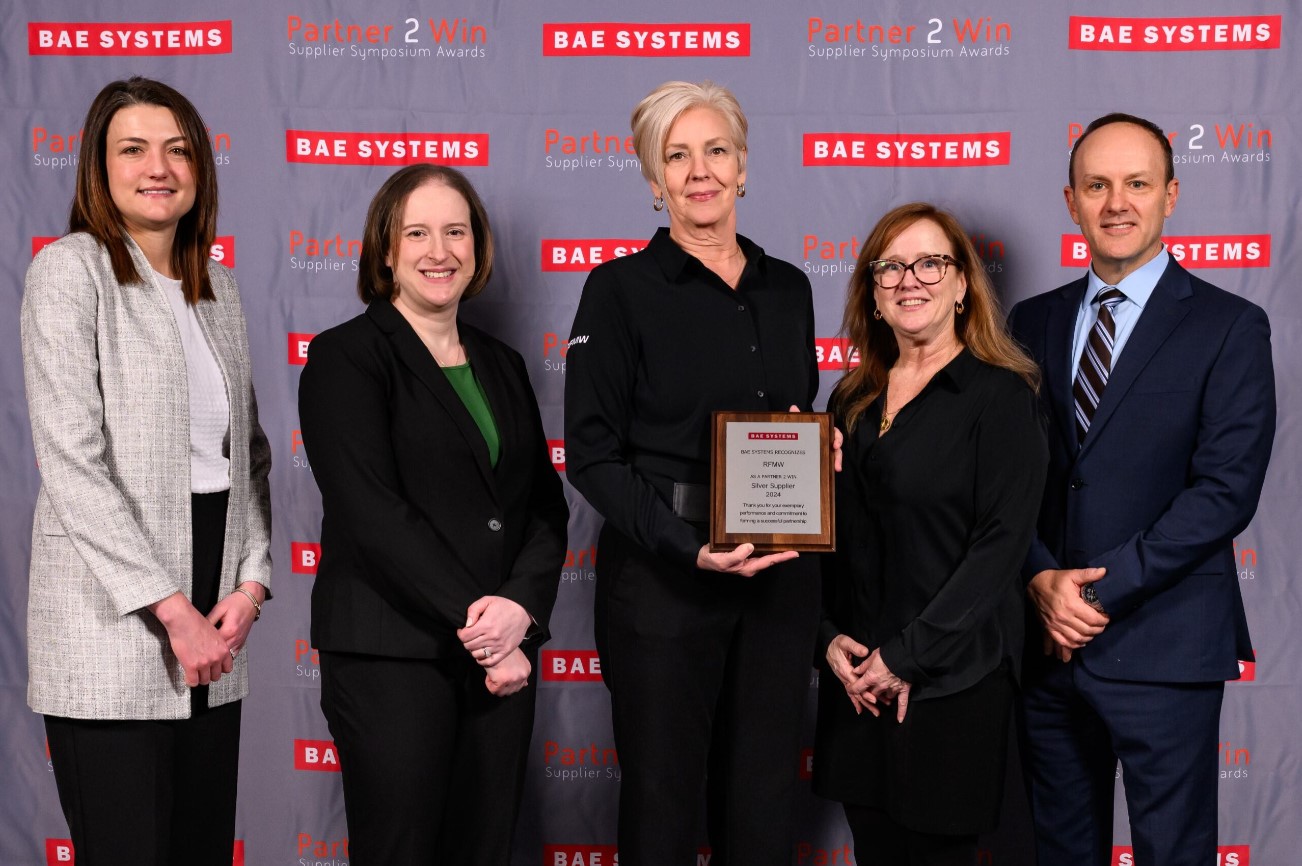 RFMW Accepts 2024 Silver Tier Award from BAE Systems - RFMW Blog